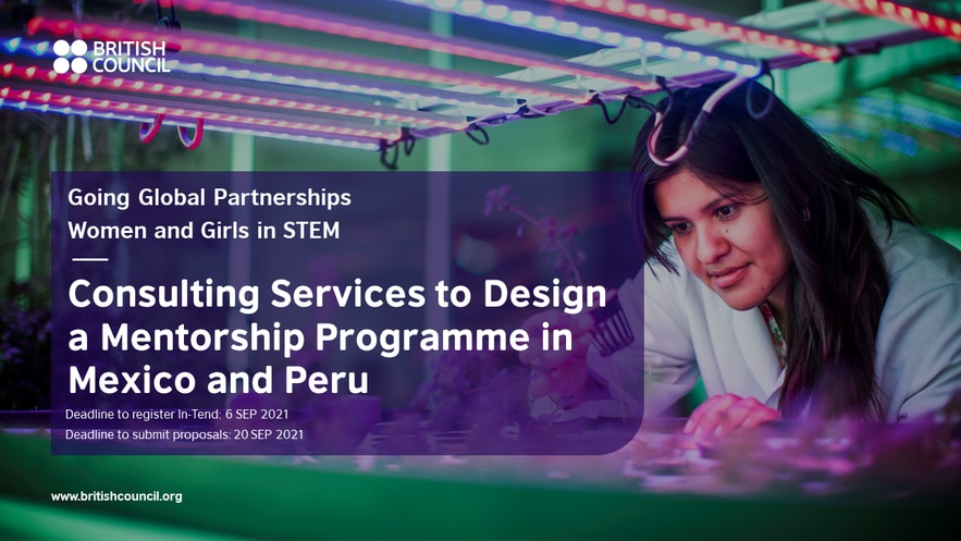 CLOSED- Invitation to Tender: Going Global Partnerships Women & Girls in STEM 2021 | British ...